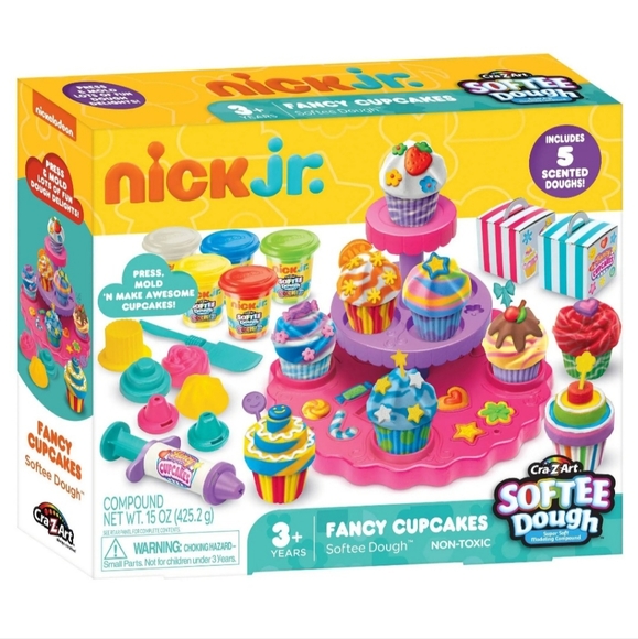 Nickelodeon | Toys | Nick Jr Softee Dough Fancy Cupcakes | Poshmark